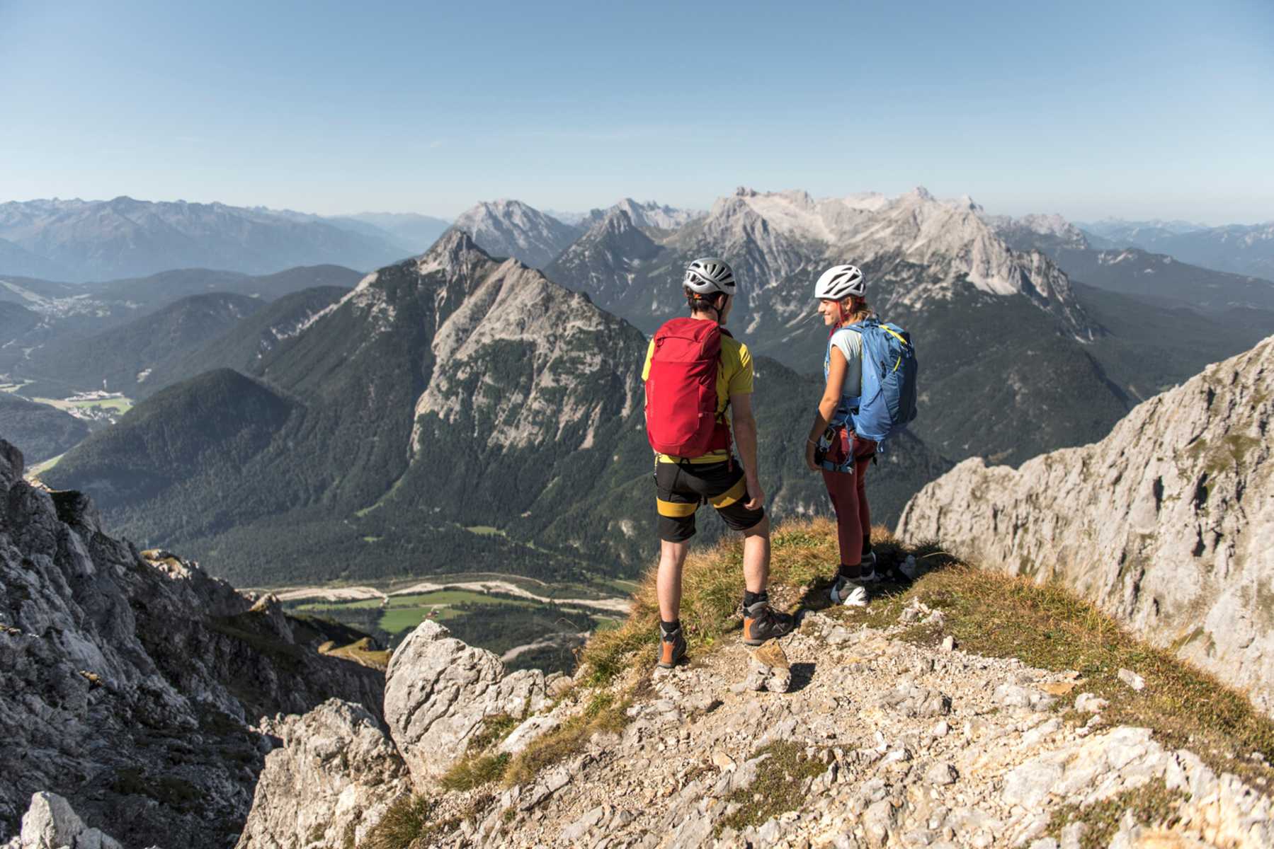 Klettersteige: Mittenwalder Höhenweg - Klettersteig (B) - 8:00 h - 12 ...