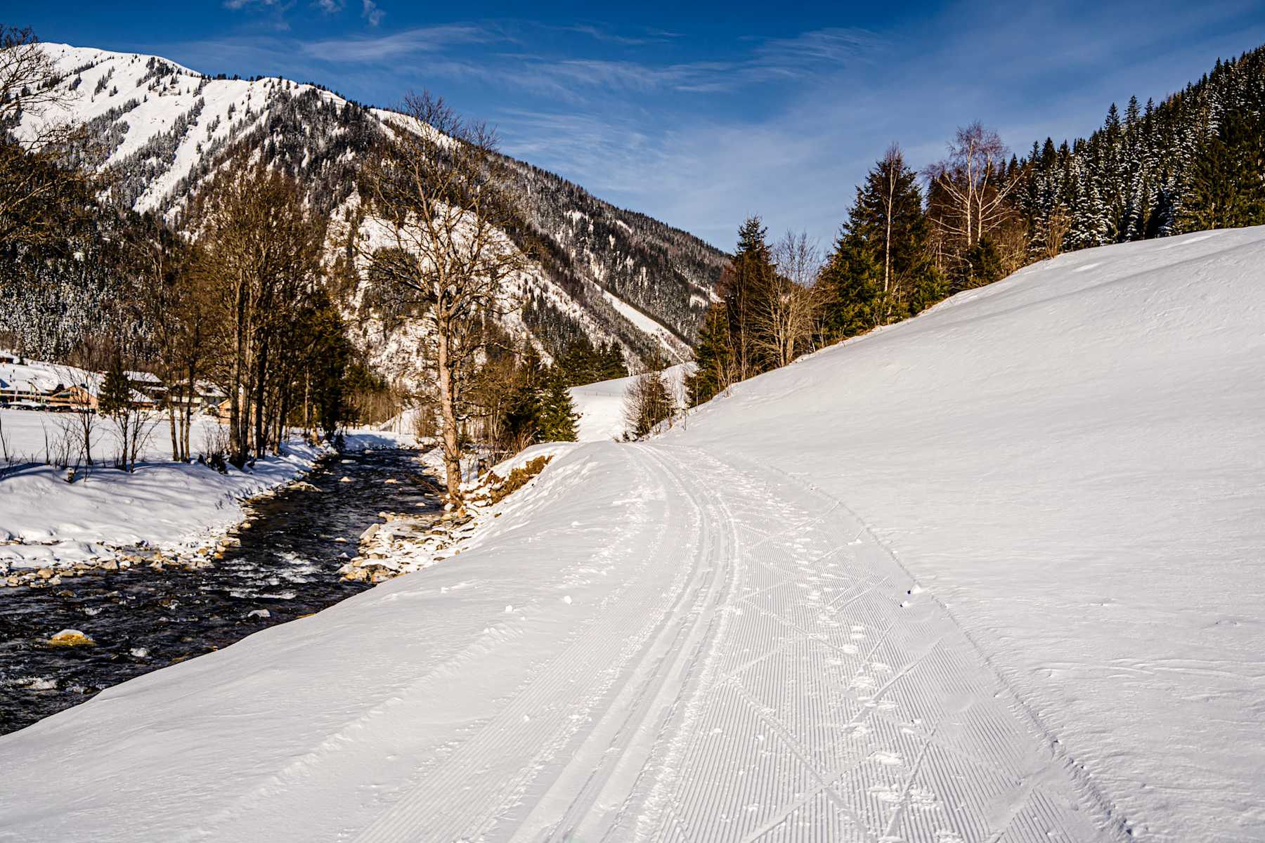 Langlaufen: Loipe Hinterwald - 1:45 h - 9 km - Bergwelten