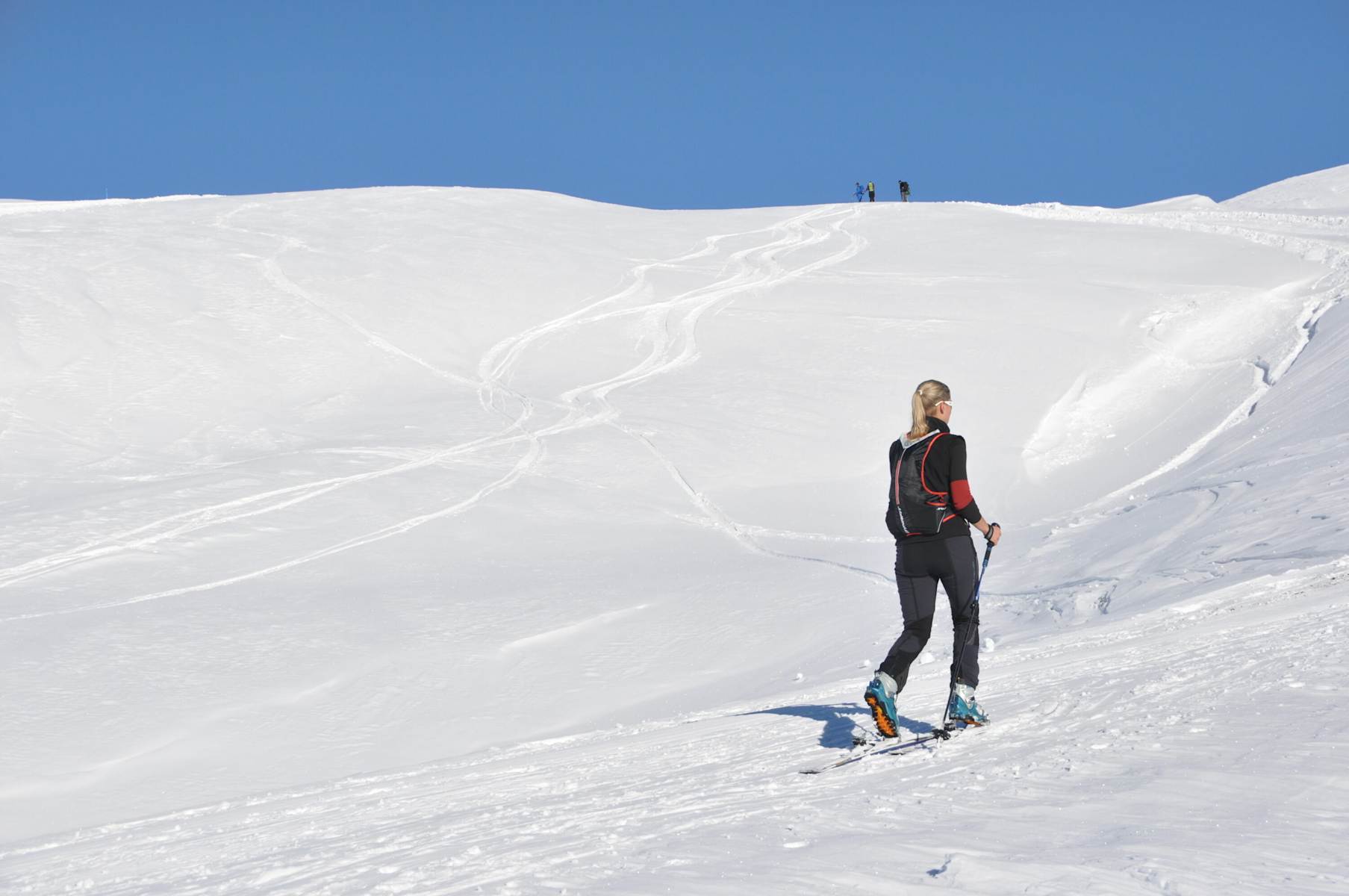 Skitouren: Von der Talstation Watles zur Höferalm und der ...