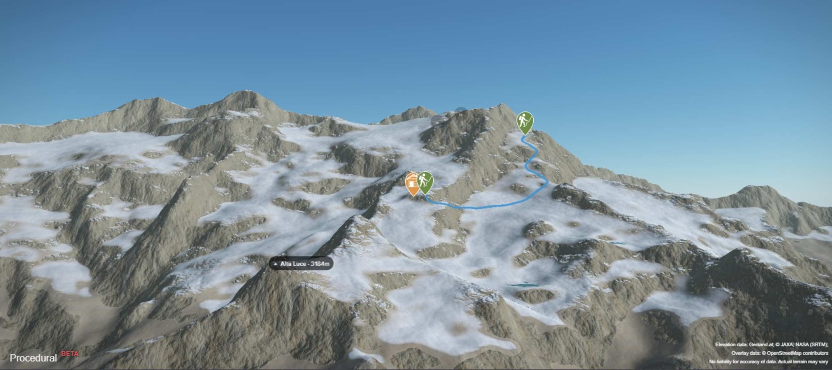 Berg- und Hochtouren: Punta Giordani - 2:30 h - 3 km - Bergwelten