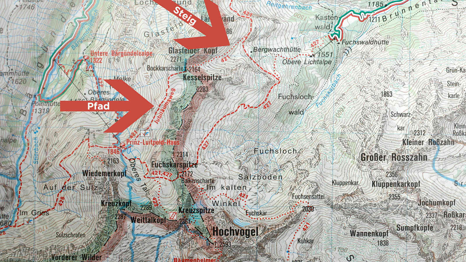6 Tipps: Wanderkarten richtig lesen - Bergwelten