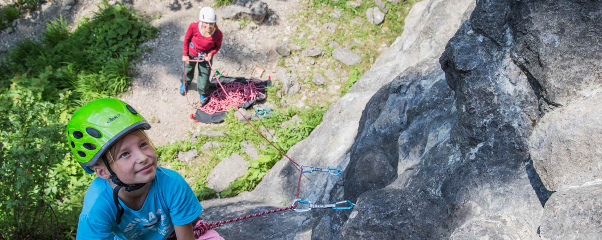 Wissen: Kinder ans Seil nehmen - Bergwelten
