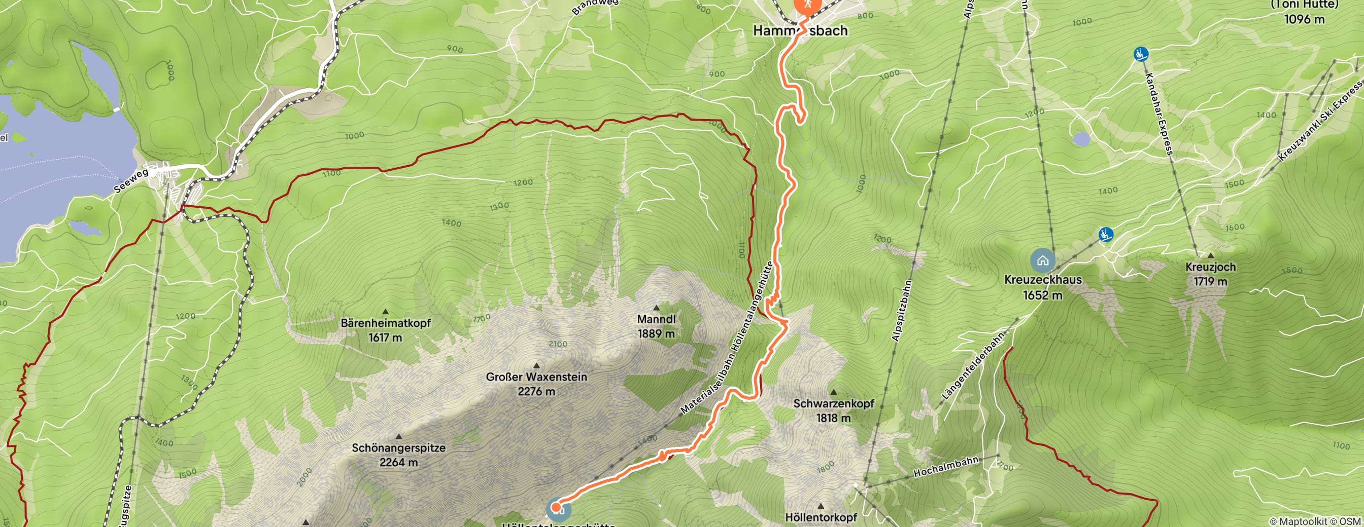 Wandern: Wanderung zur Höllentalangerhütte von Hammersbach/Garmisch ...
