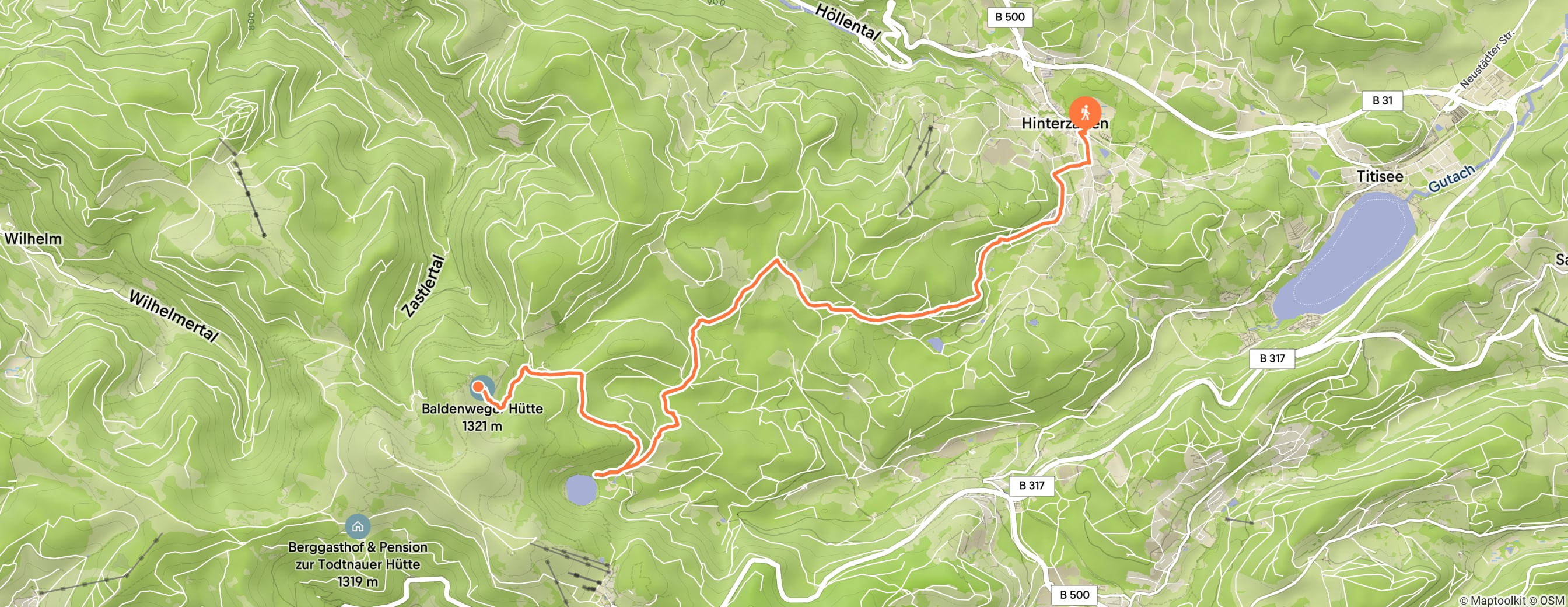Wandern: Hochschwarzwald-Rundtour - 1. Etappe: Von Hinterzarten zur ...