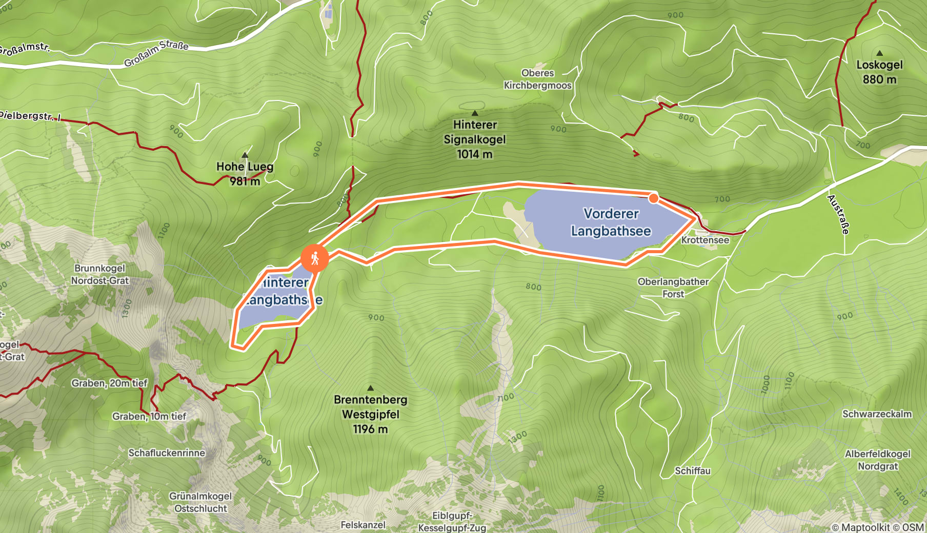 Wandern: Langbathseen in Ebensee - 2:00 h - 3 km - Bergwelten