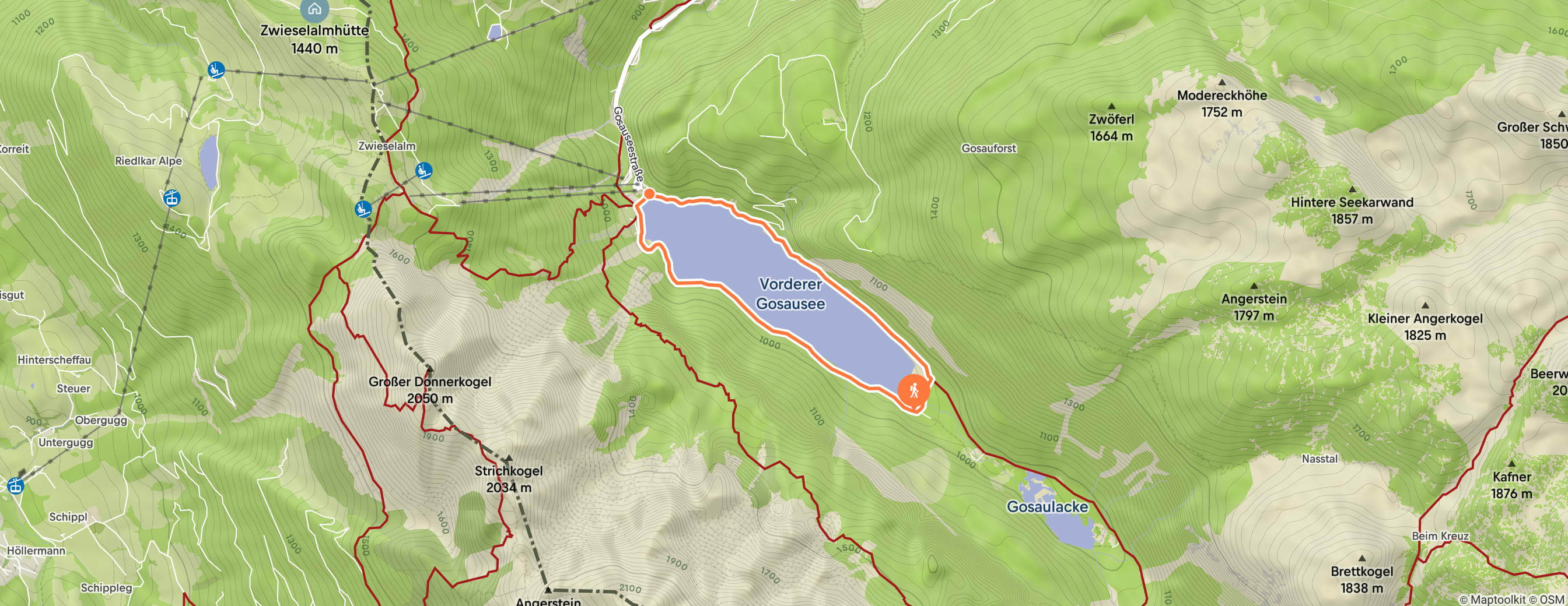 Wandern: Rund um den Gosausee - 1:30 h - 4 km - Bergwelten