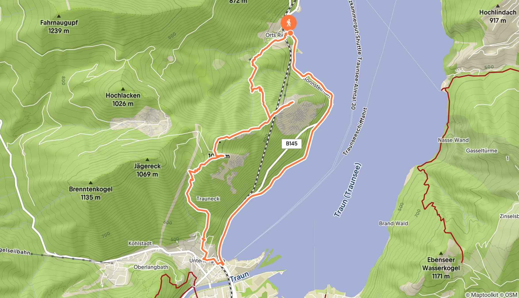 Wandern: Runde Kleiner Sonnstein - Großer Sonnstein - Ebensee - 2:30 h ...