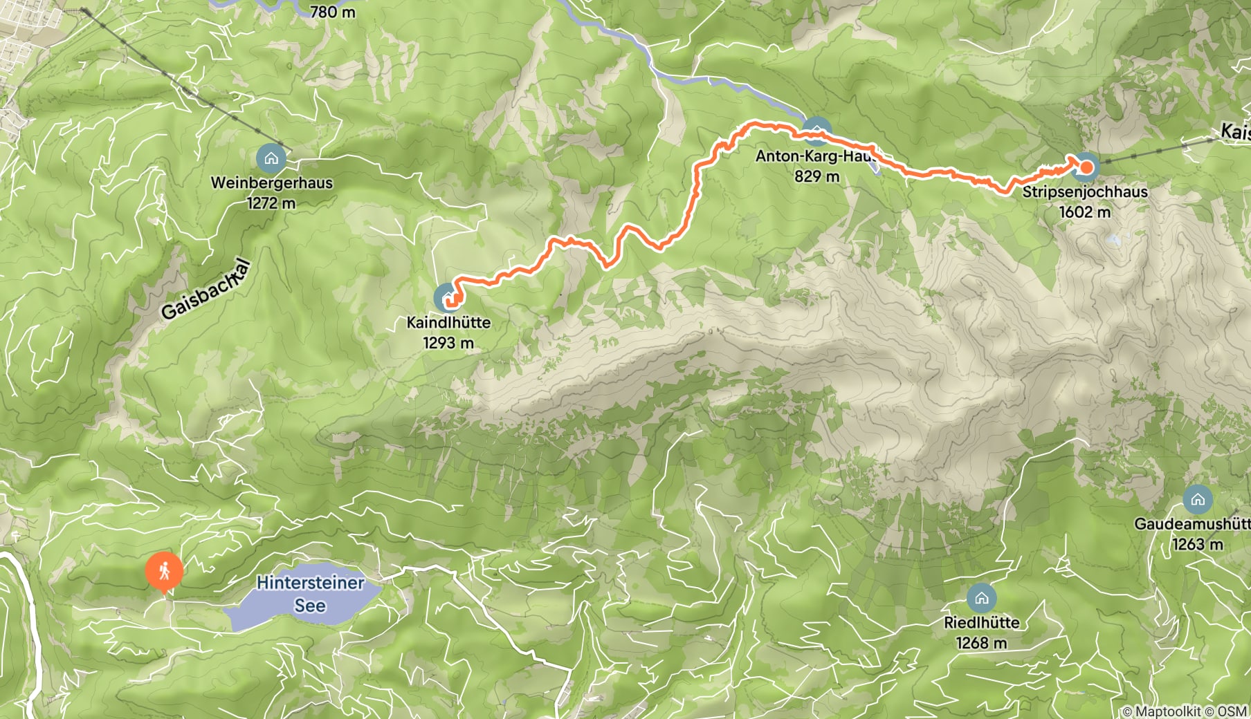 Wandern: Kaiserkrone - Etappe 3: Hintersteiner See bis Stripsenjochhaus ...
