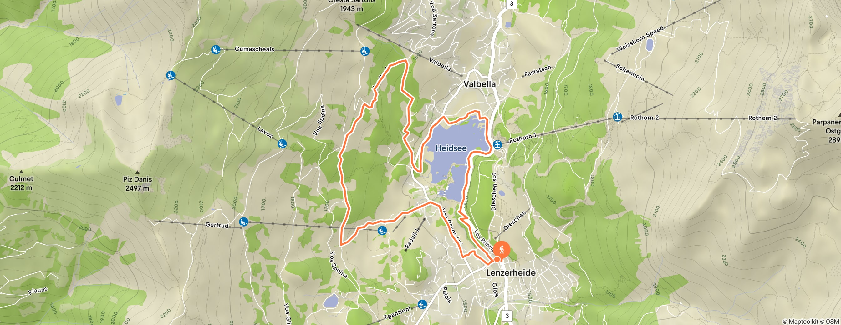 Wandern: Panoramaweg ab Lenzerheide - 2:15 h - 9 km - Bergwelten