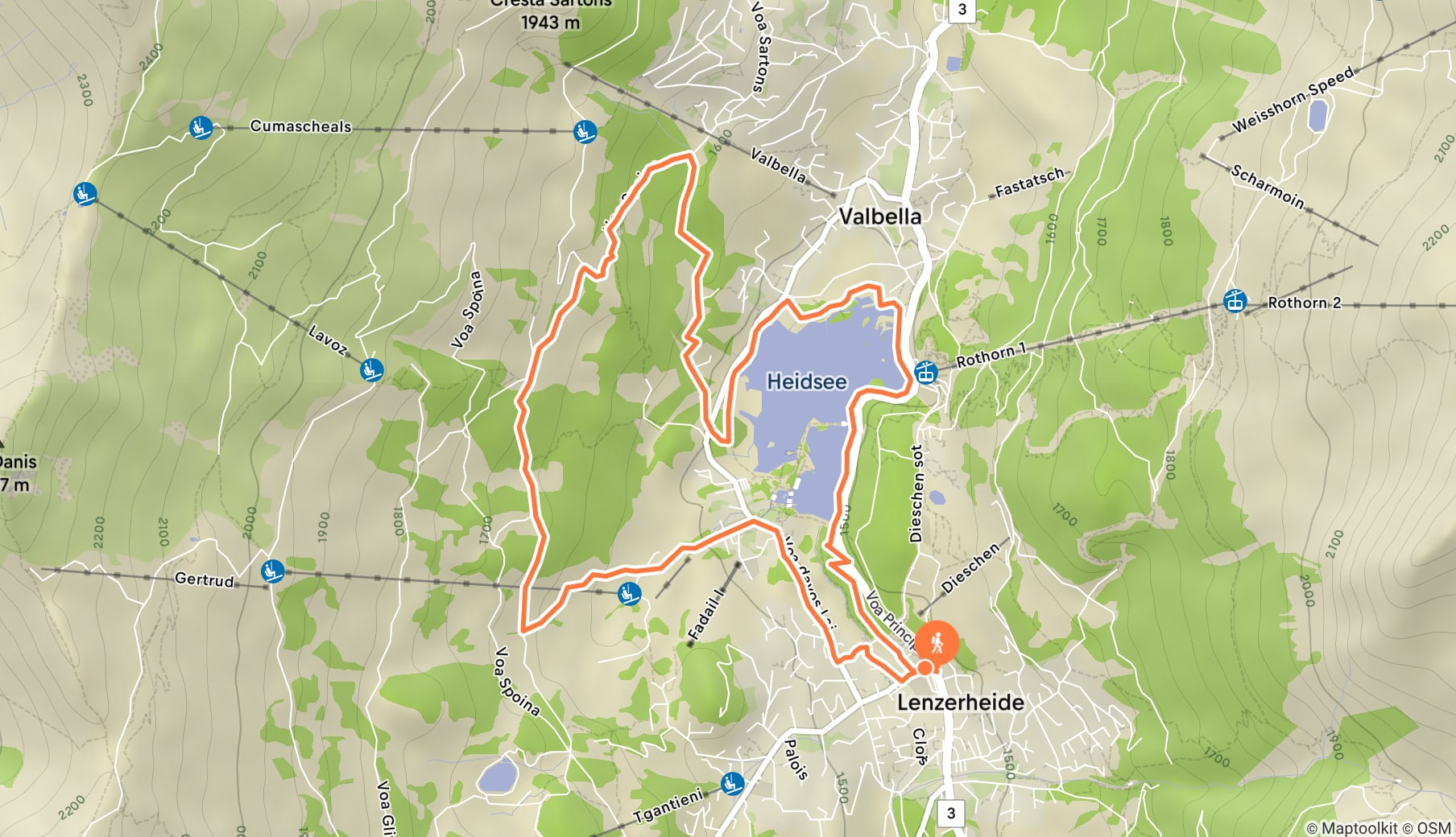 Wandern: Panoramaweg ab Lenzerheide - 2:15 h - 9 km - Bergwelten