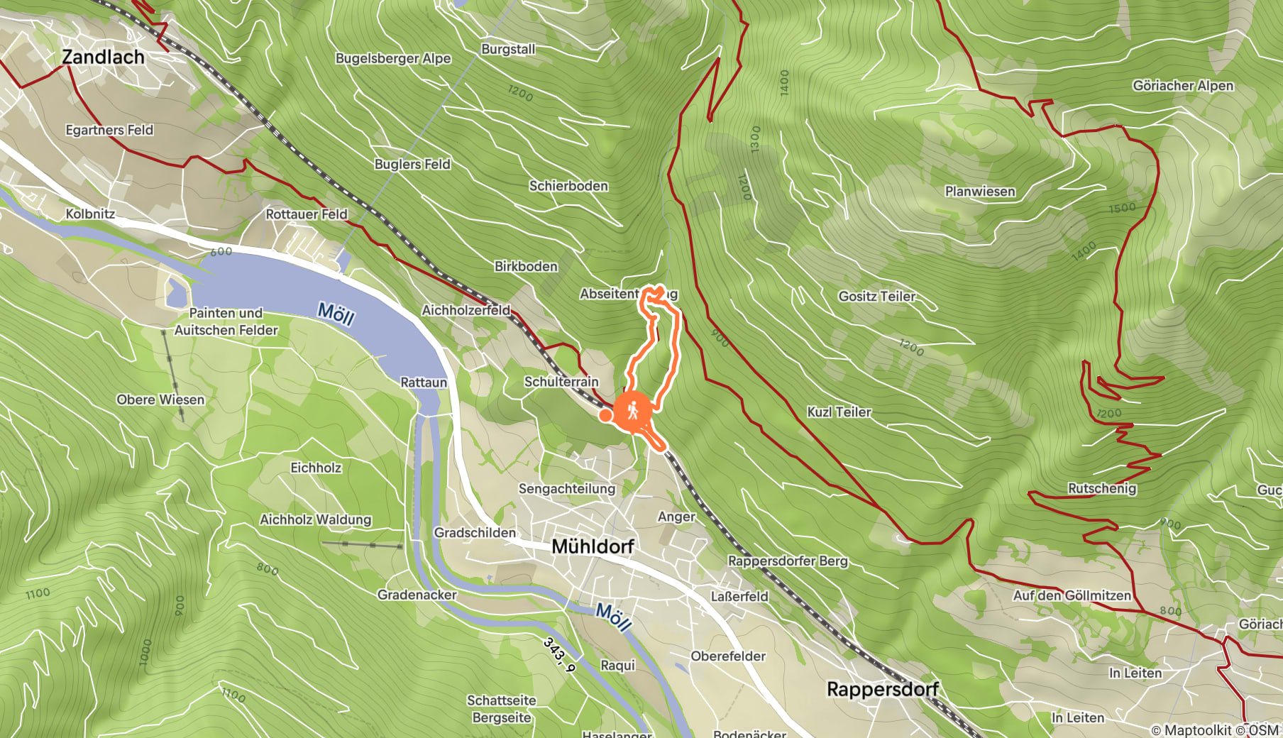 Wandern: Barbarossaschlucht bei Mühldorf/Mölltal - 1:30 h - 3 km ...