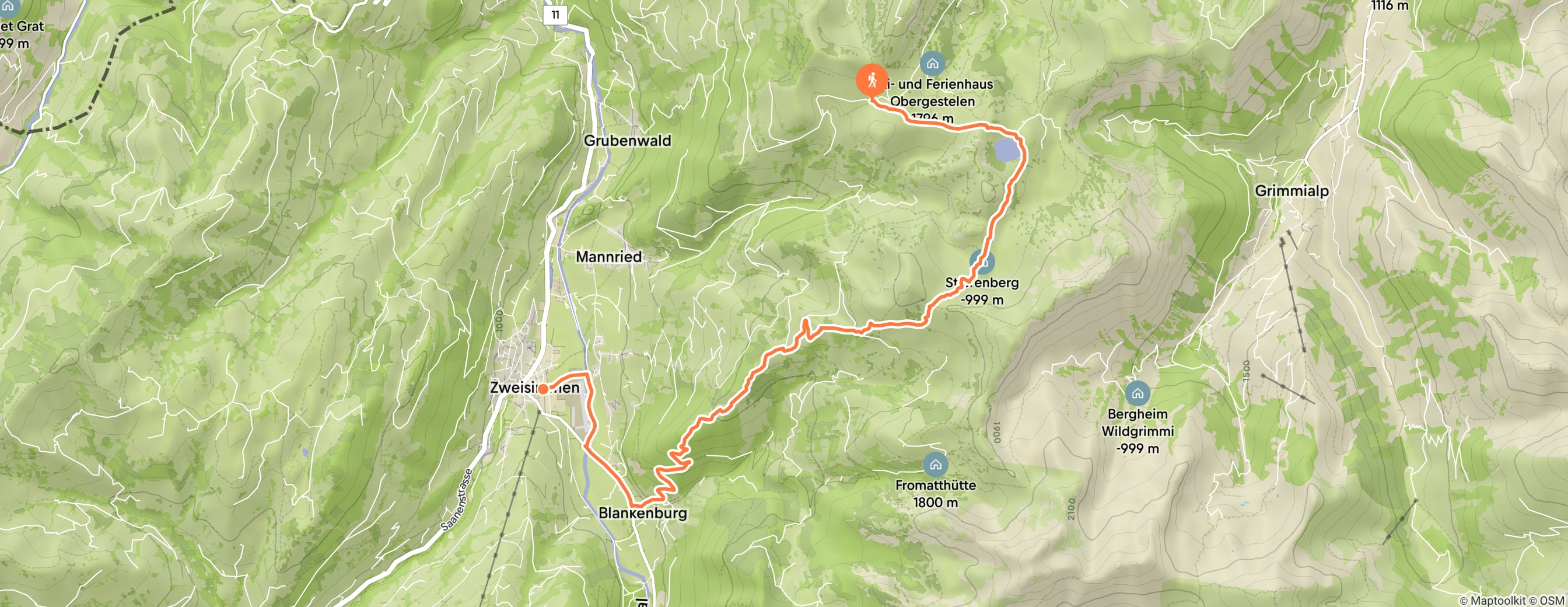 Wandern: Zweisimmen - Meienberg - Seebergsee - Zweisimmen - 4:00 h - 13 ...