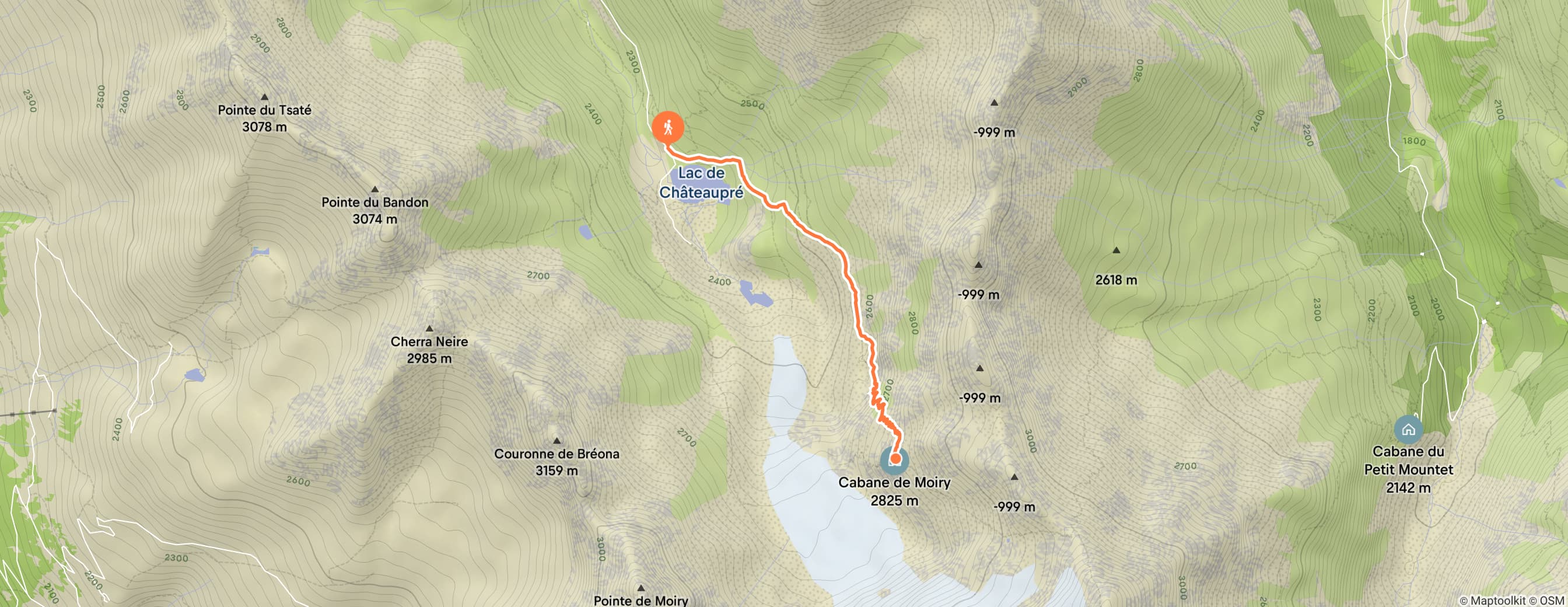 Wandern: Wanderung zur Cabane de Moiry vom Lac de Moiry - 1:30 h - 3 km ...