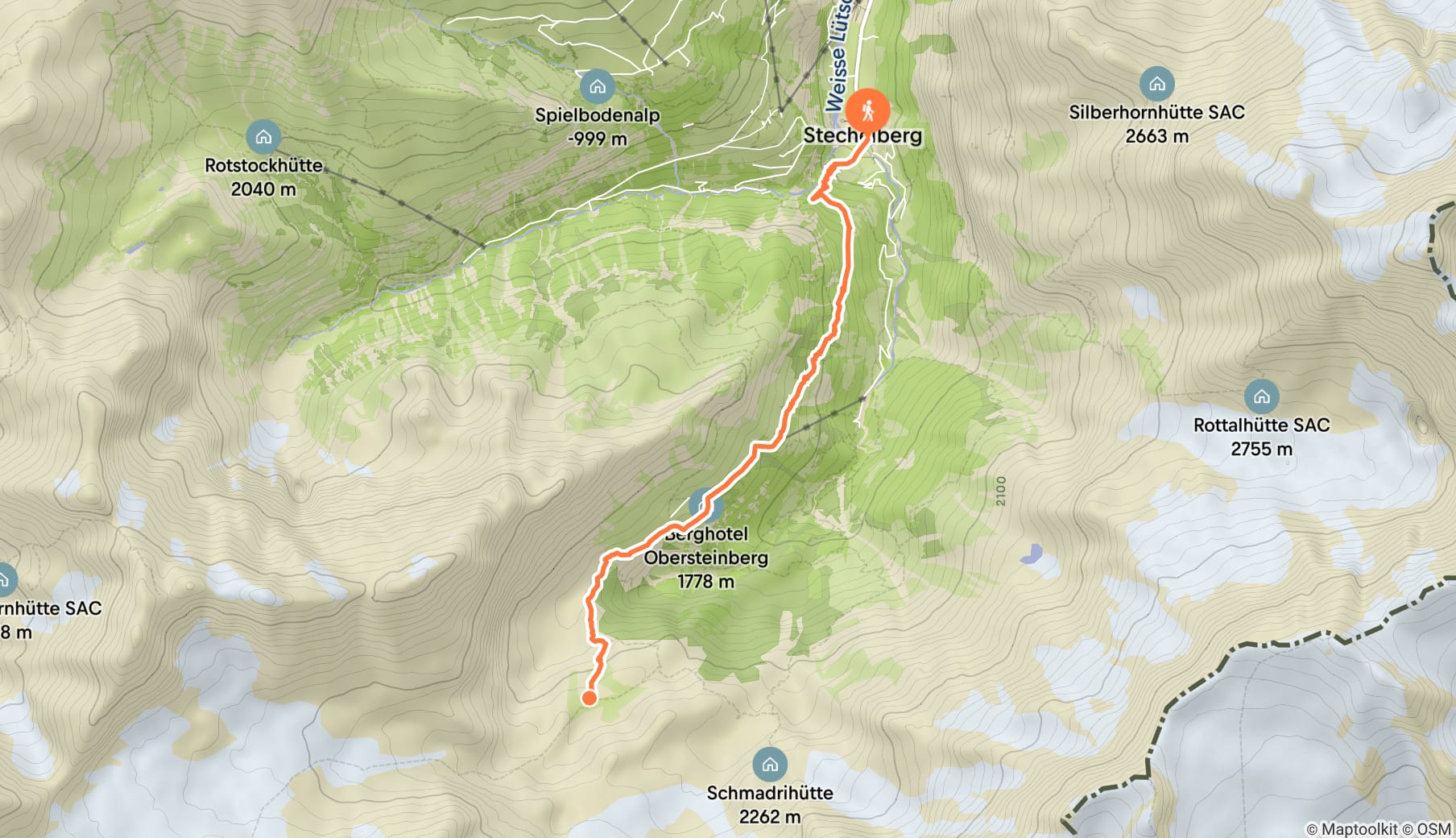 Wandern: Stechelberg-Oberhornsee - 4:28 h - 7 km - Bergwelten