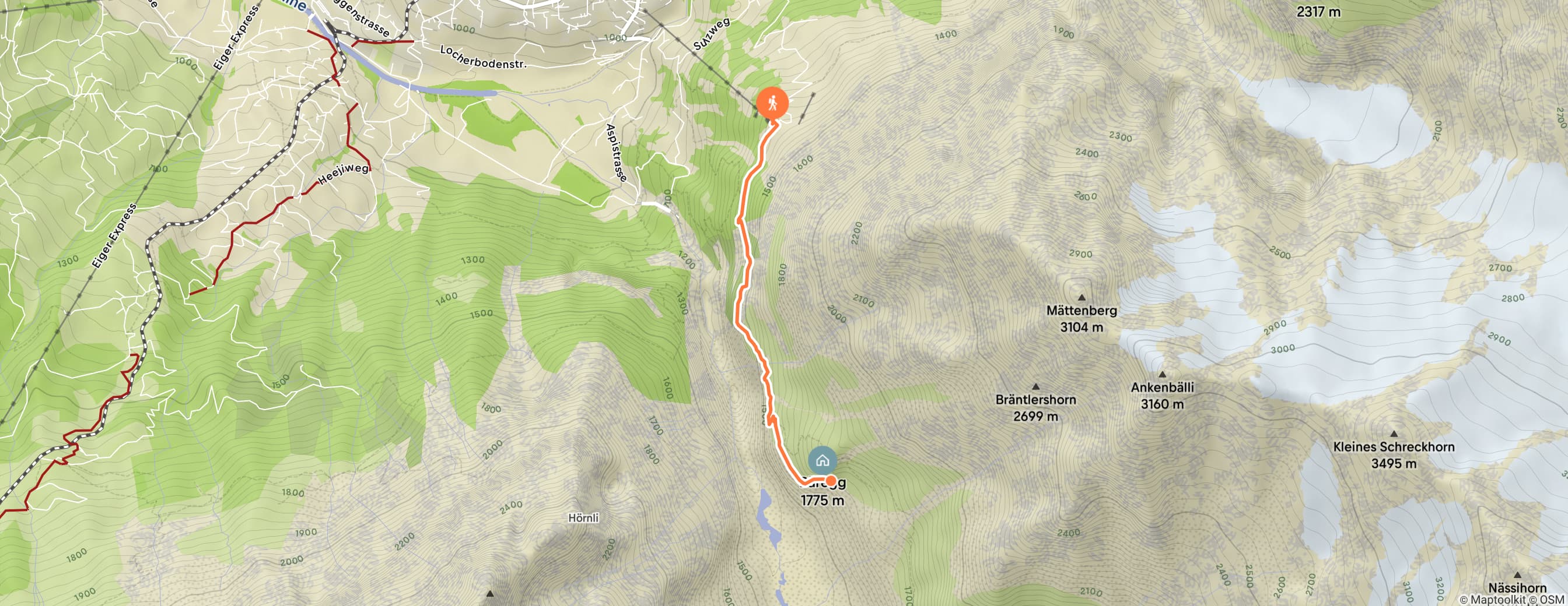 Wandern: Wanderung zur Berghütte Bäregg von der Pfingstegg - 1:30 h - 3 ...