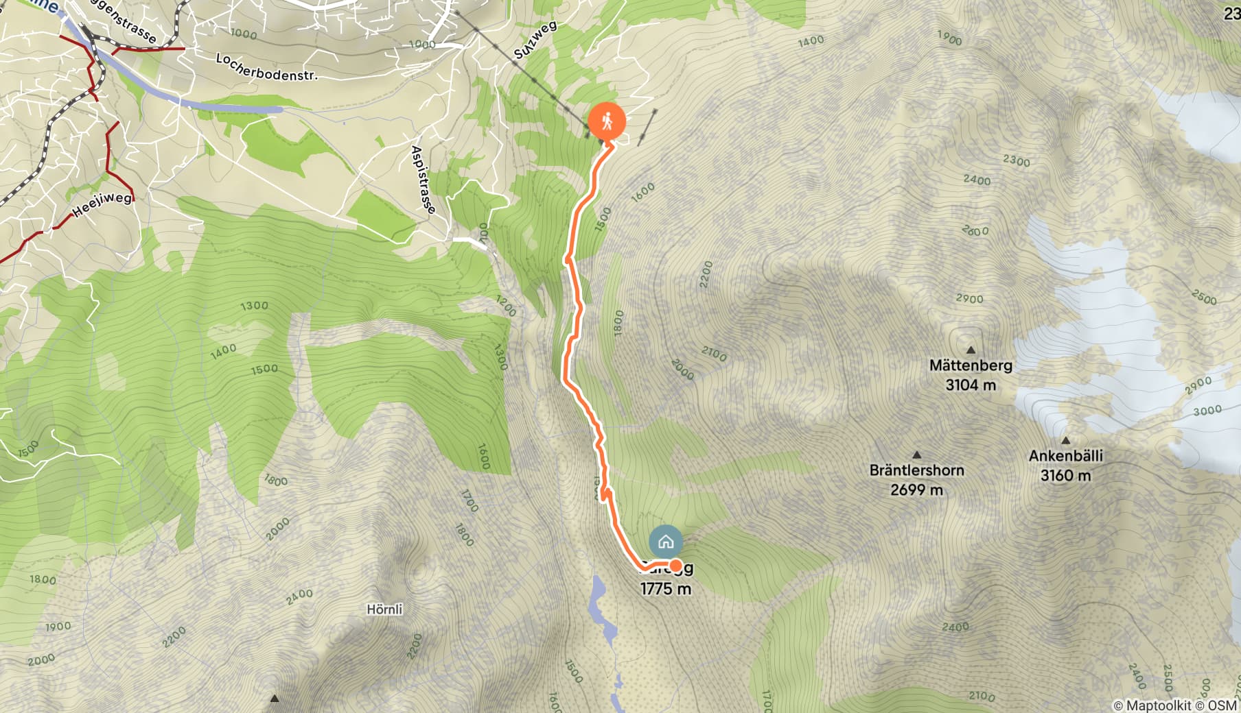 Wandern: Wanderung zur Berghütte Bäregg von der Pfingstegg - 1:30 h - 3 ...