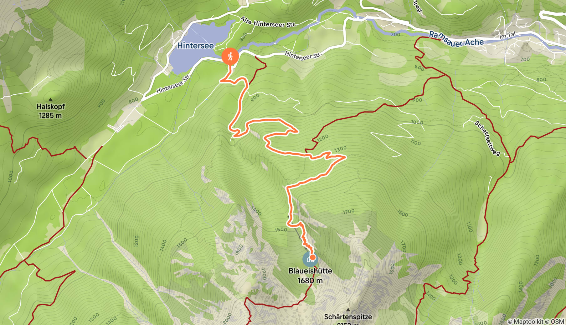 Wandern: Wanderung zur Blaueishütte von Ramsau - 3:00 h - 5 km - Bergwelten