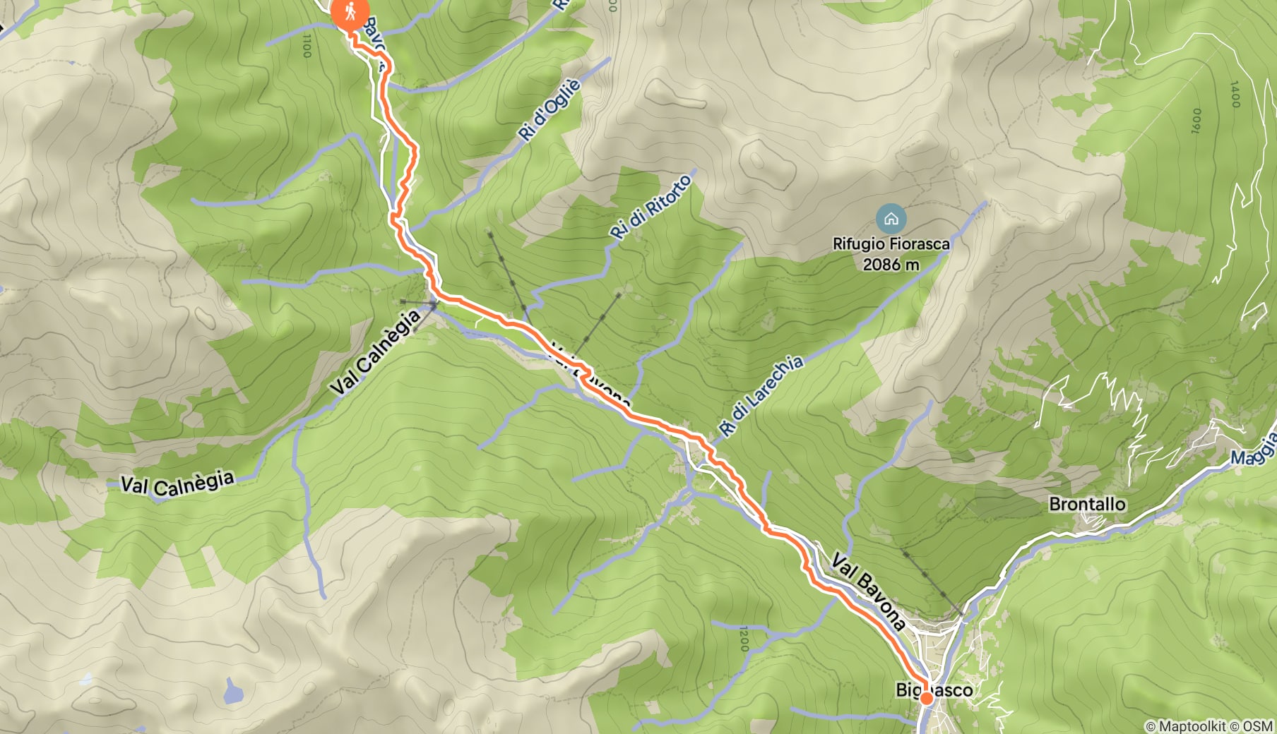 Wandern: Sonlerto - Wasserfall Foroglio - Bignasco - 2:30 h - 10 km ...