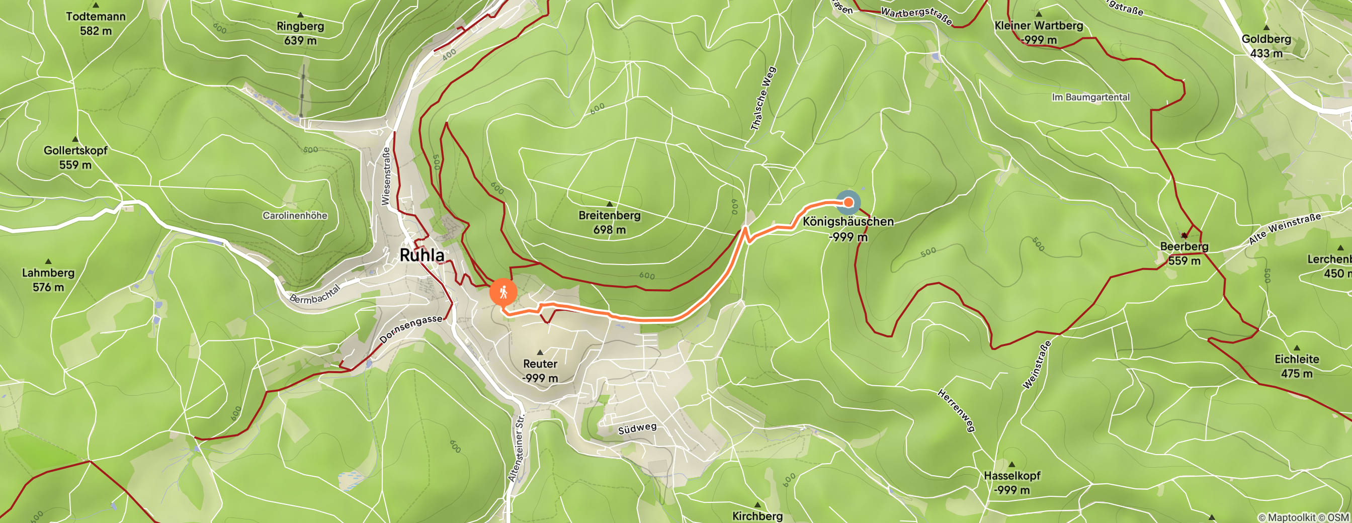 Wandern: Wanderung zur Wanderhütte Königshäuschen von Ruhla - 0:40 h ...