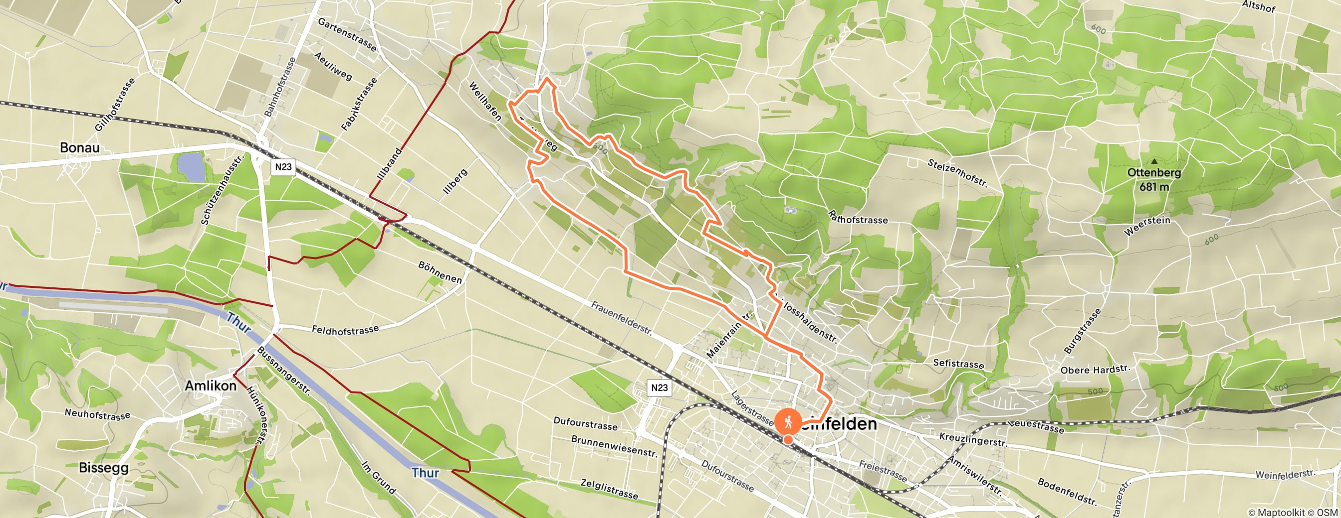 Wandern: Weinweg Weinfelden - 3:00 h - 8 km - Bergwelten