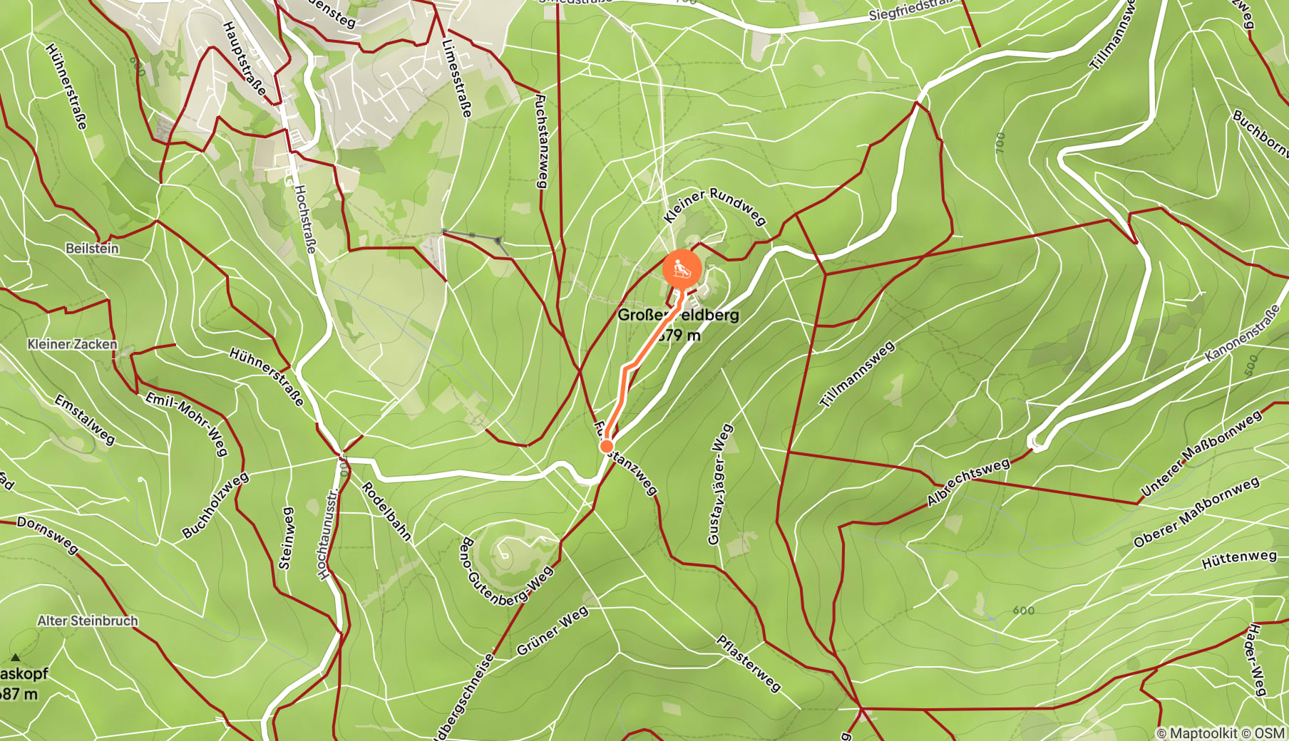 Rodeln: Rodelbahn Feldberg - 0:30 h - 1 km - Bergwelten