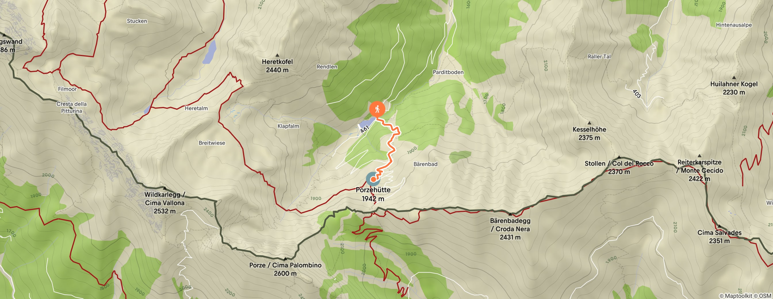 Wandern: Wanderung zur Porzehütte vom Klapfsee / Obertilliach - 1:00 h ...