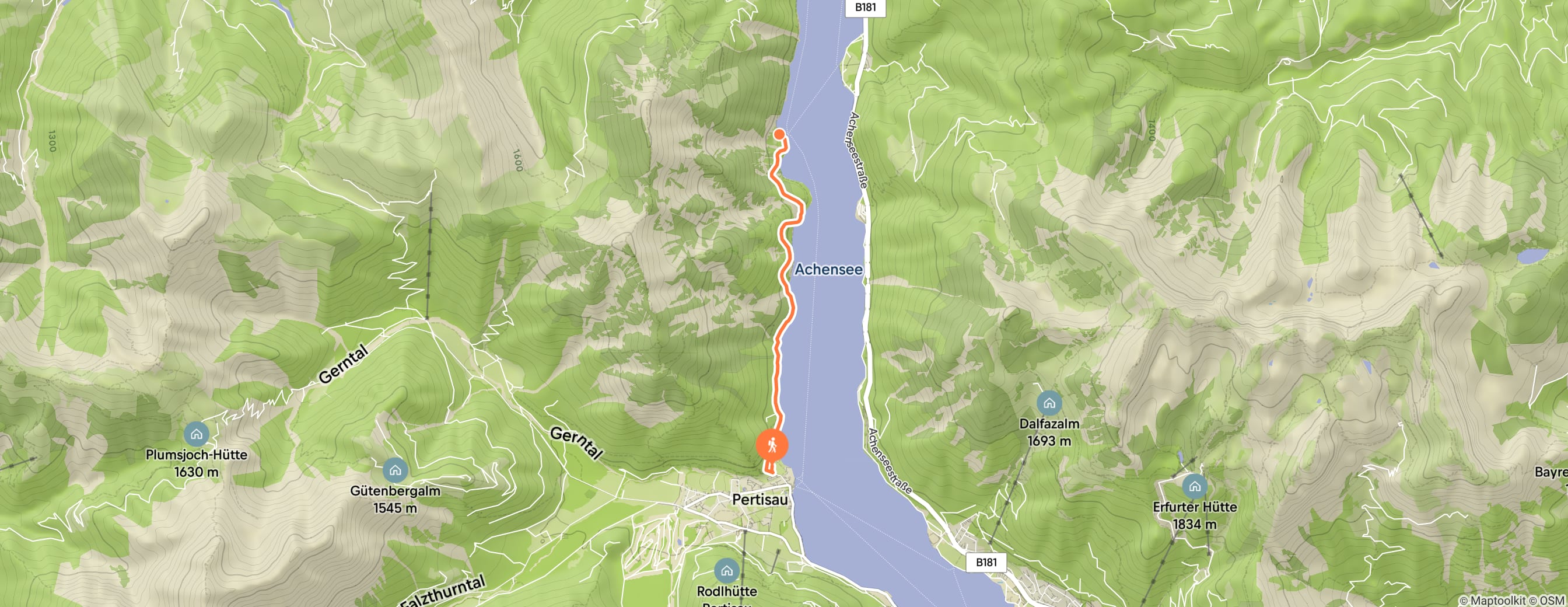 Wandern: Wanderung zur Gaisalm von Pertisau - 2:15 h - 5 km - Bergwelten