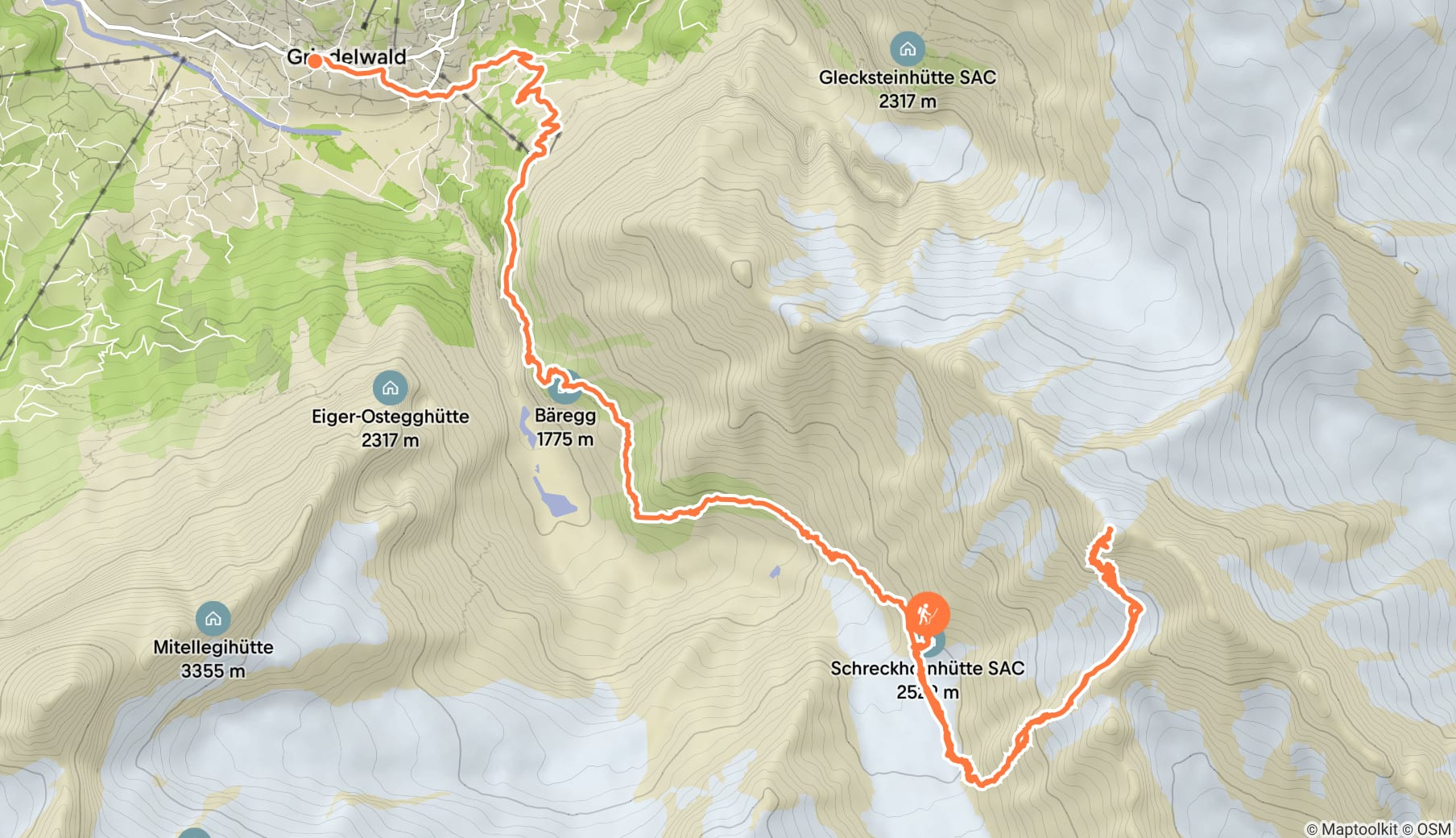 Berg- und Hochtouren: Schreckhorn - 14:00 h - 24 km - Bergwelten