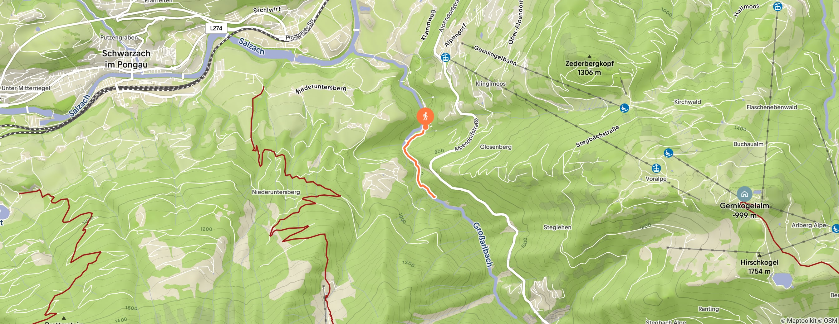 Wandern: Liechtensteinklamm - 1:30 h - 2 km - Bergwelten
