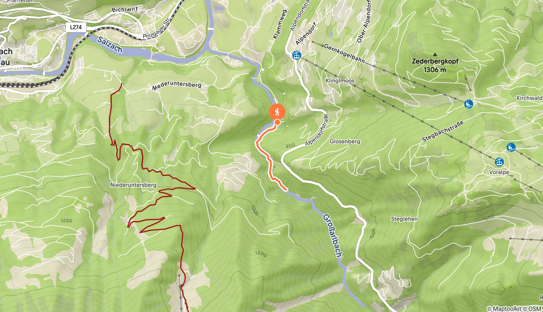 Wandern: Liechtensteinklamm - 1:30 h - 2 km - Bergwelten