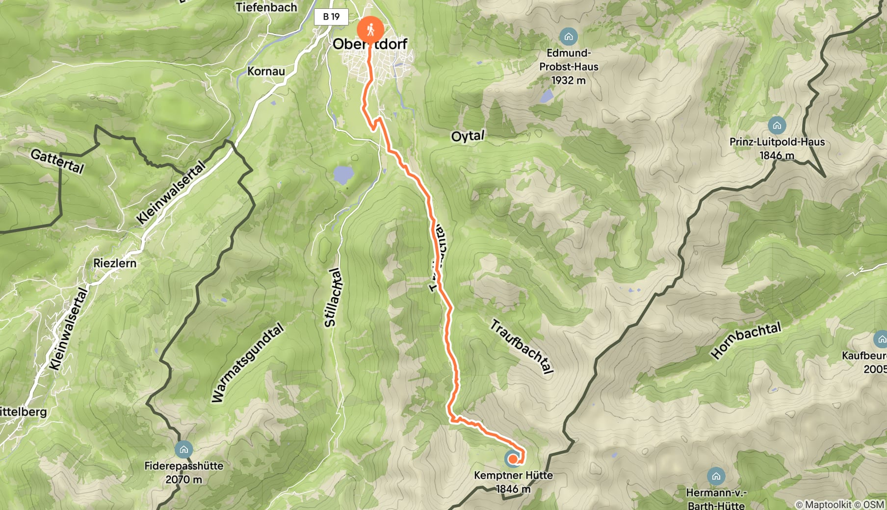 Wandern: Alpenüberquerung Oberstdorf - Meran, Etappe 1: Von Oberstdorf ...