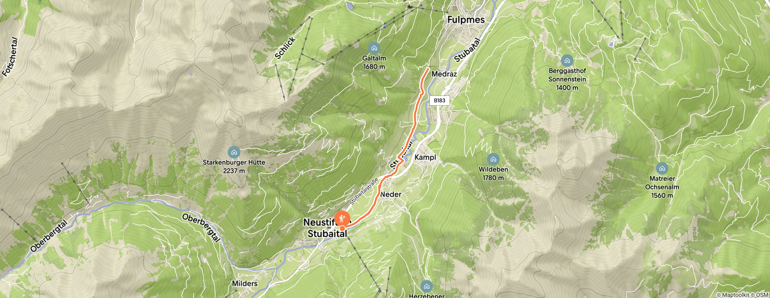 Winterwandern: Winterwanderweg Neustift - Gröbenhof - 3:00 h - 9 km ...
