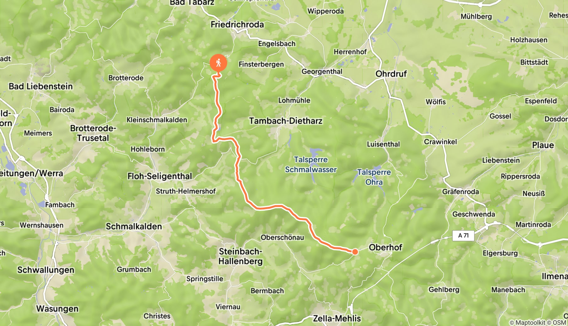 Wandern: Rennsteig, Etappe 3: Vom Spießberghaus zum Grenzadler - 6:30 h ...