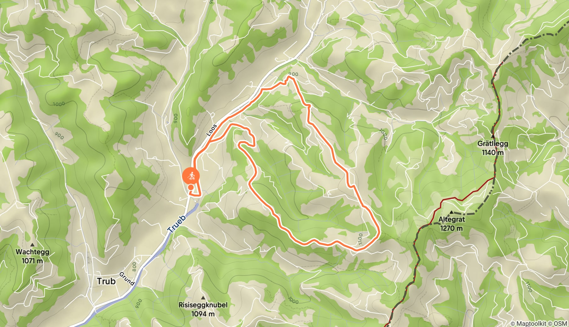 Schneeschuhtouren: Ober Altösch Trail - Trub - 4:00 h - 8 km - Bergwelten