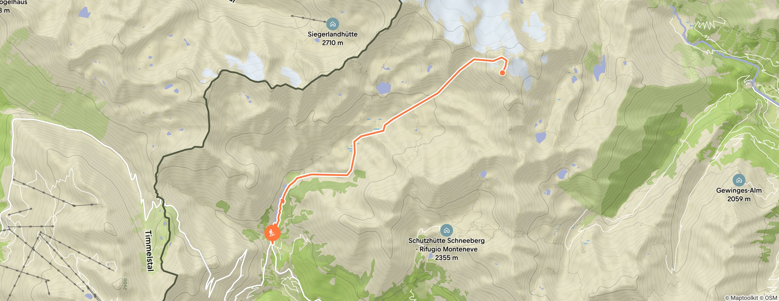 Skitouren: Skitour von der Timmelsbrücke zum Botzer - 6:30 h - 8 km ...