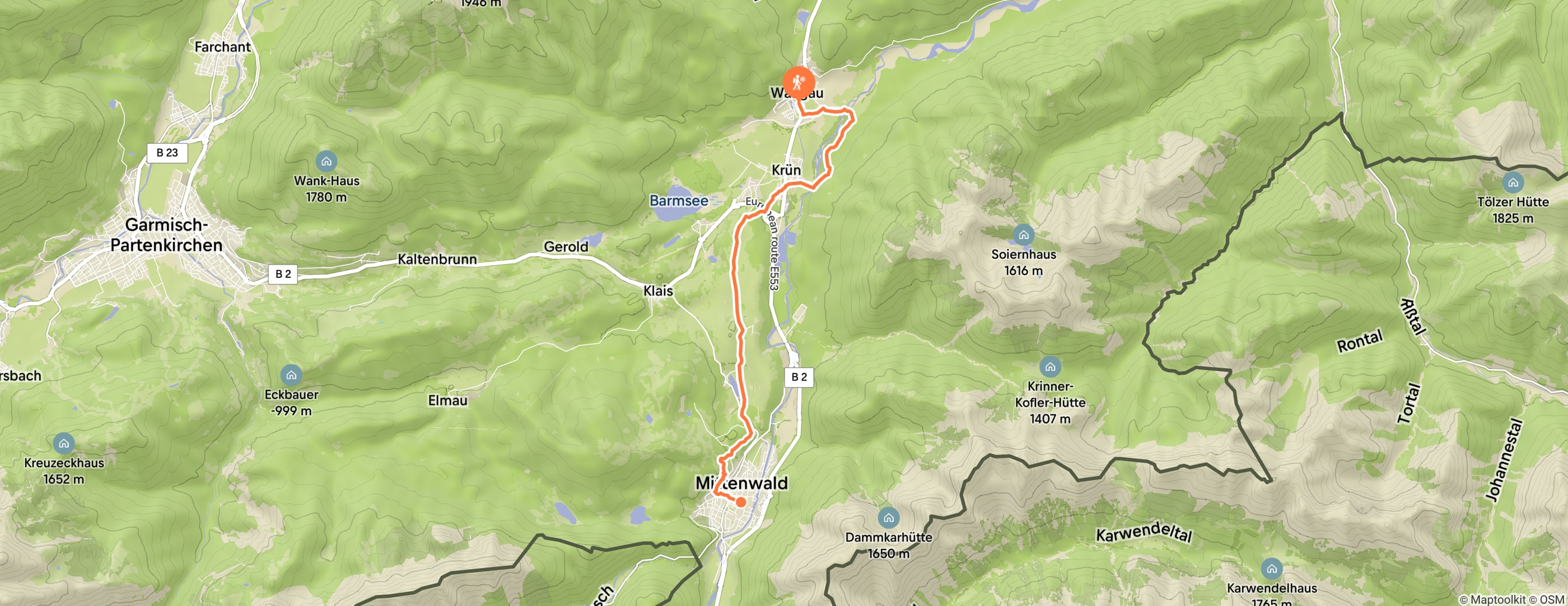 Winterwandern: Buckelwiesenwanderung von Wallgau nach Mittenwald - 3:10 ...