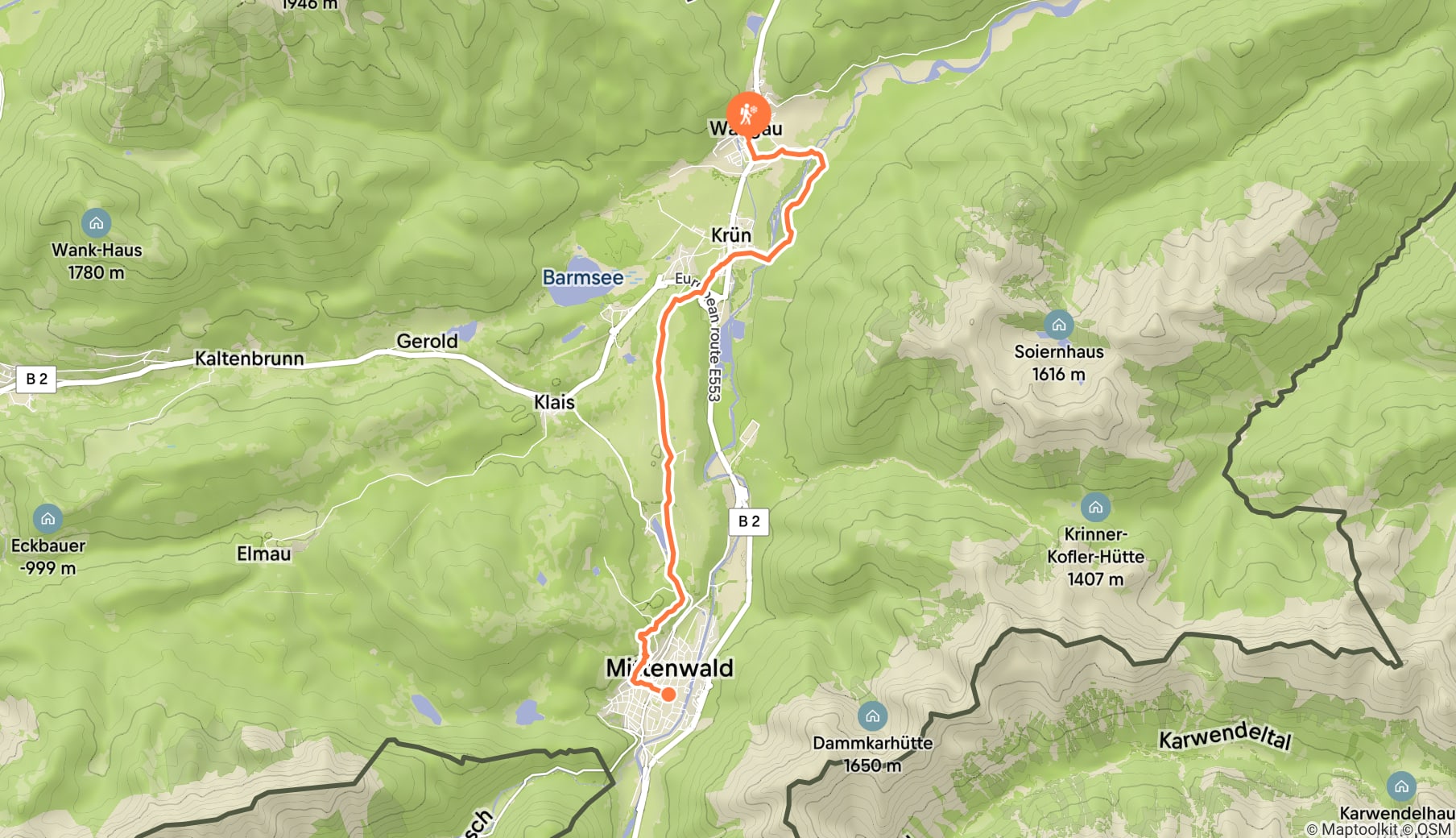 Winterwandern: Buckelwiesenwanderung von Wallgau nach Mittenwald - 3:10 ...