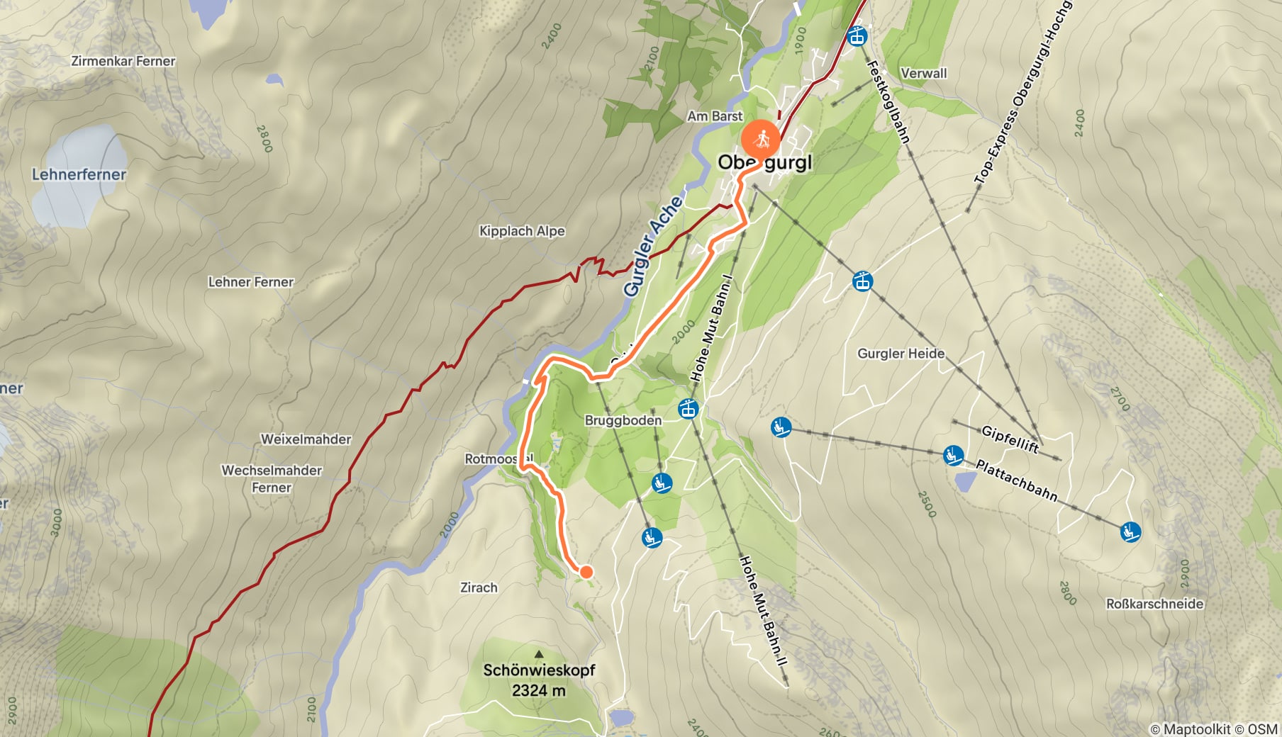 Schneeschuhtouren: Schneeschuhtrail Naturdenkmal Zirbenwald - Obergurgl ...