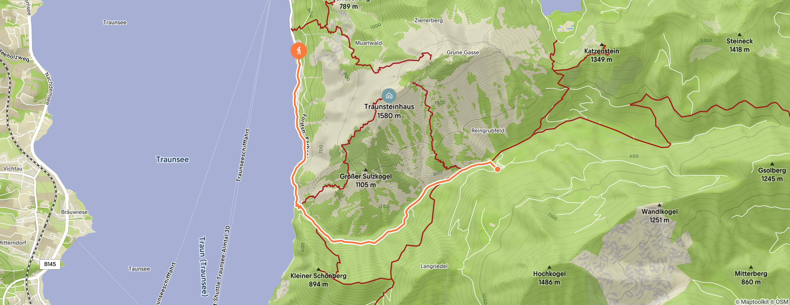 Wandern: Wanderung zur Moaralm vom Traunsee - 1:50 h - 5 km - Bergwelten
