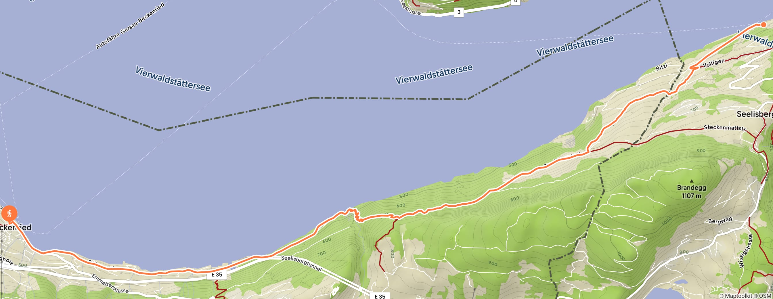 Wandern: Beckenried-Risletenschlucht-Treib - 3:30 h - 11 km - Bergwelten