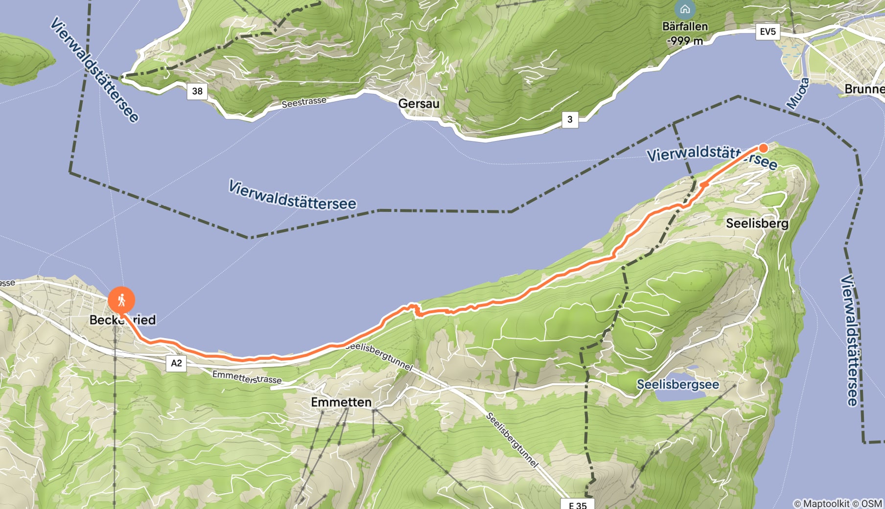 Wandern: Beckenried-Risletenschlucht-Treib - 3:30 h - 11 km - Bergwelten