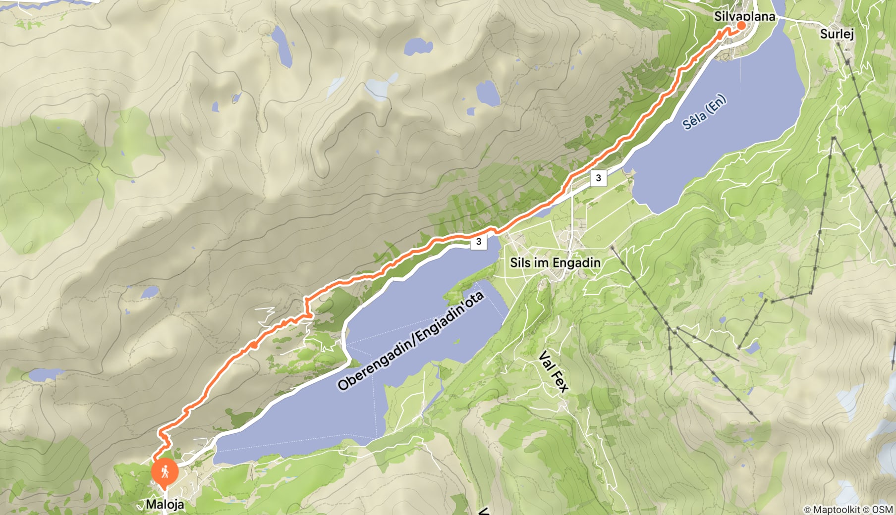 Wandern: Via Engiadina - Etappe 1: Maloja-Silvaplana - 4:00 h - 13 km ...
