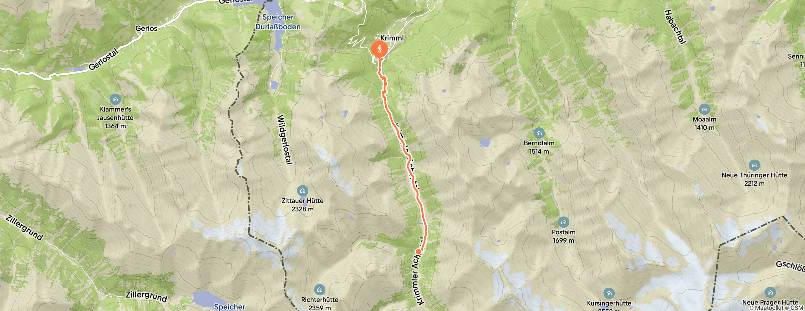 Wandern: Über den Krimmler Tauern - Etappe 1: Von Krimml zum Krimmler ...