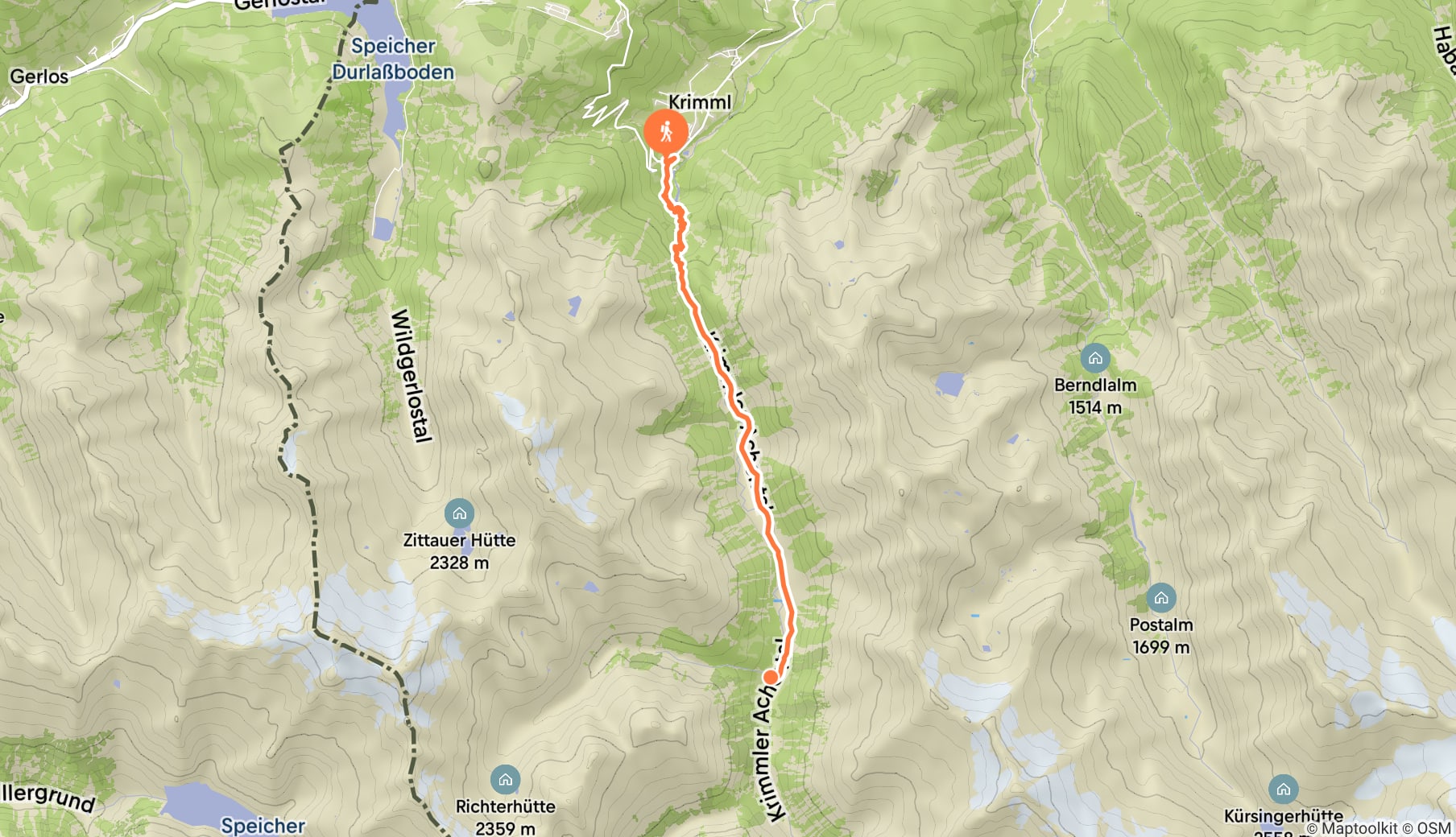 Wandern: Über den Krimmler Tauern - Etappe 1: Von Krimml zum Krimmler ...