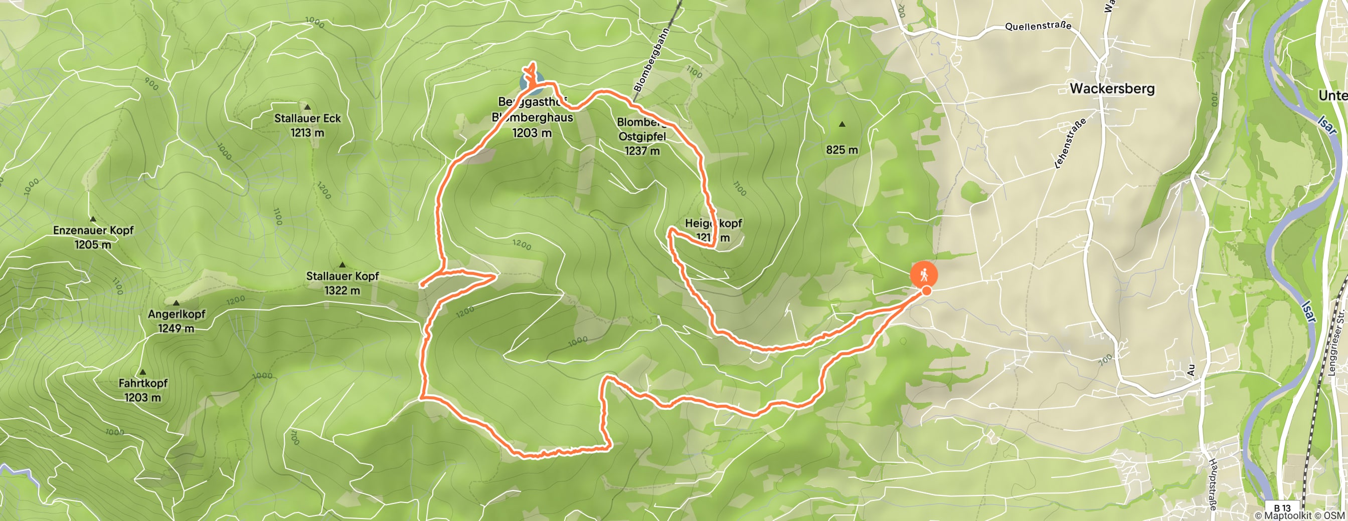 Wandern: 3 Gipfeltour: Zwiesel – Blomberg – Heiglkopf - 4:00 h - 14 km ...