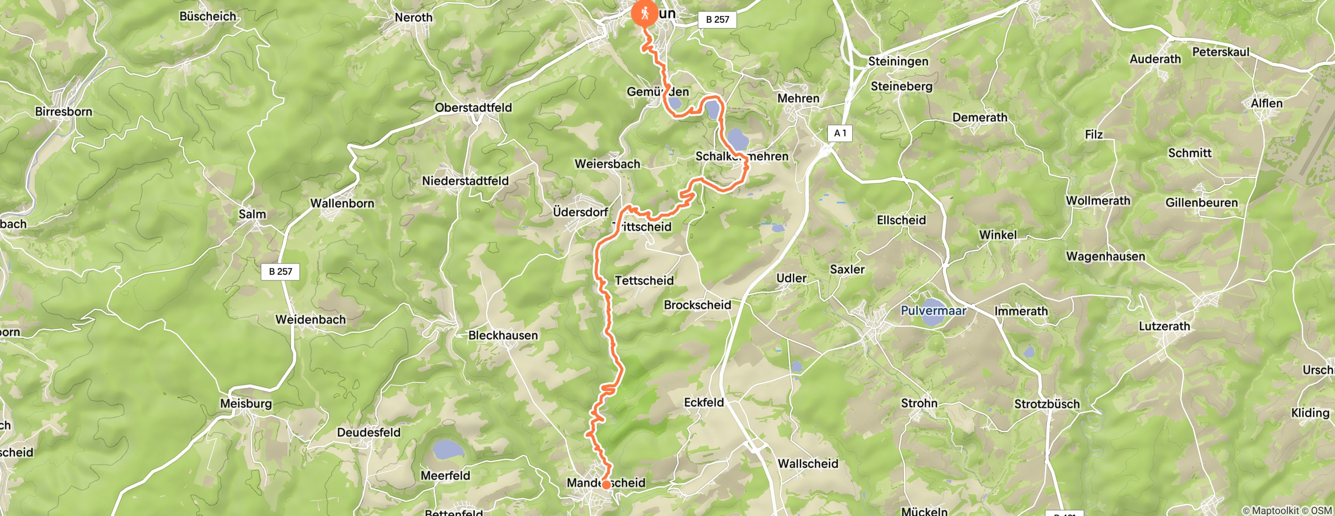 Wandern: Eifelsteig - Etappe 11: Daun – Manderscheid - 6:30 h - 23 km ...