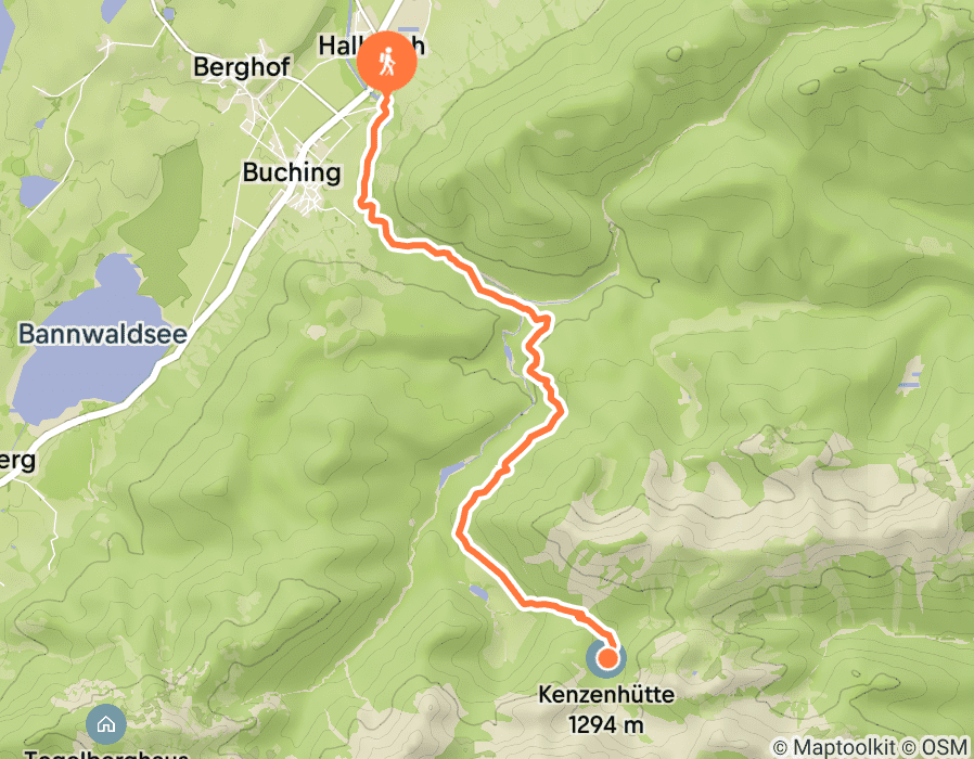 Wandern: Wanderung zur Kenzenhütte von Halblech - 3:30 h - 11 km ...